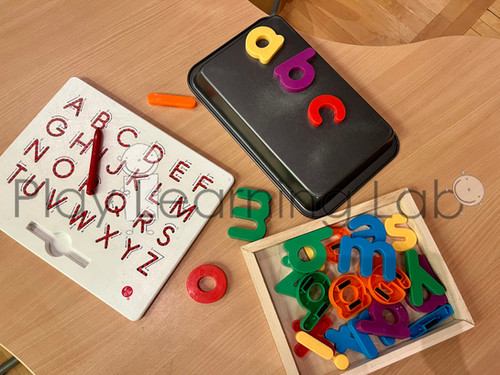 Magnetic Alphabet Board | playlearninglab