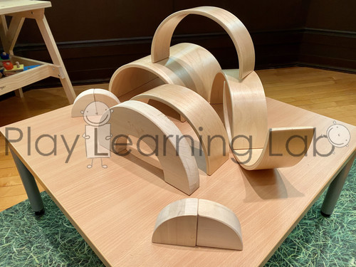 Building with Half Circle Blocks | playlearninglab
