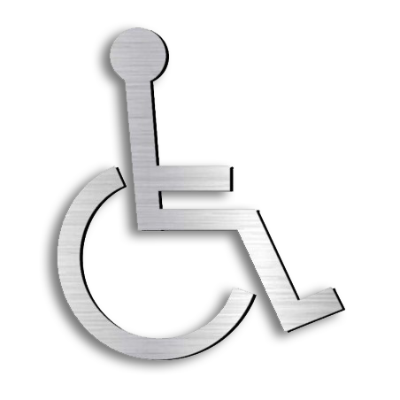 Pictogramme découpé handicapé | Signalisation Pro
