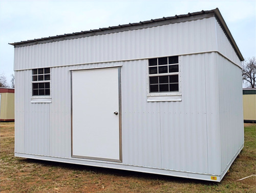 12'x16'-Deluxe-Drop Shed-48" Door and 2-Windows | IPBuildings
