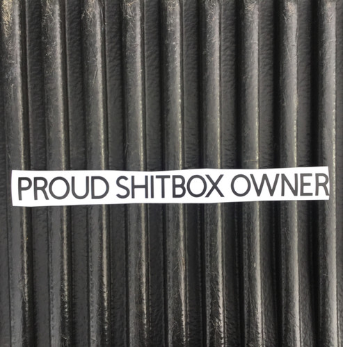 Shitbox Owner Sticker | Mc Country Co
