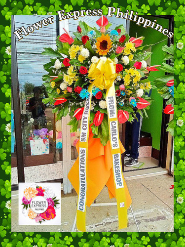 Blessings For You: Inaugural Flower Standee | Flower Express Philippines