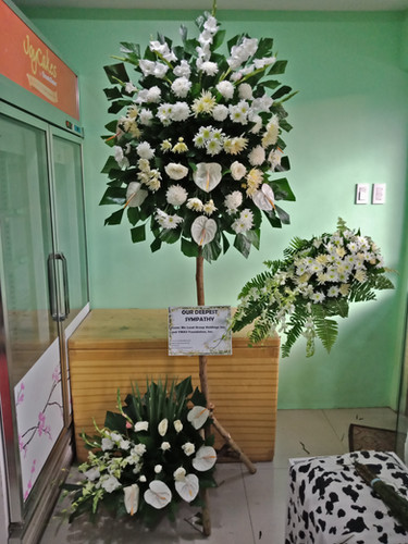 Indulge in a Heavenly Trip: Premium White Flower Standee
