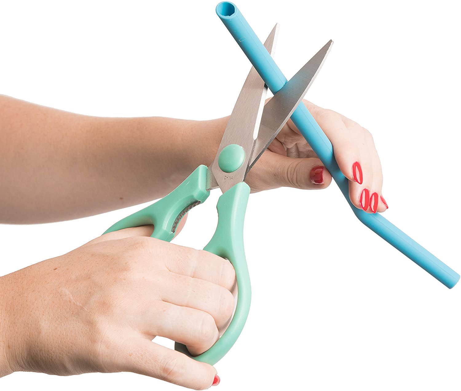 Reusable and Flexible Environment-Friendly Silicone Drinking Straw/cut ...