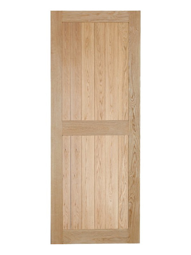 Rustic Framed & Ledge Door | Builders Oak 2