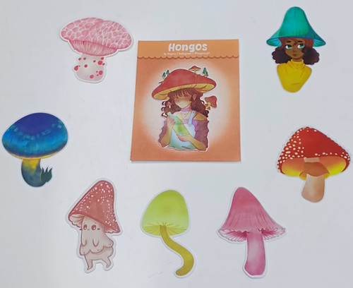 Pack 8 Stickers Hongos | BlueBox