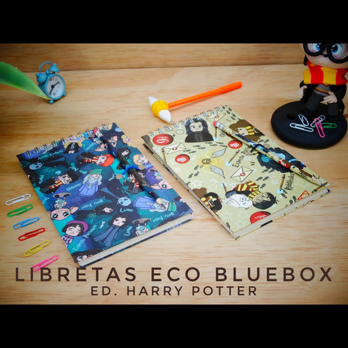 libreta cuaderno dibujo escritura Harry Potter Bluebox