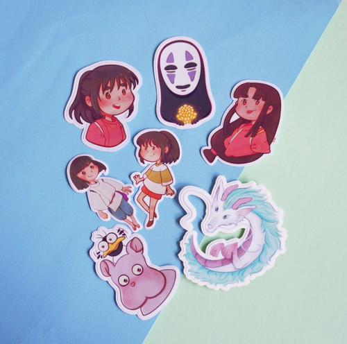 Pack 7 Stickers Chihiro | BlueBox
