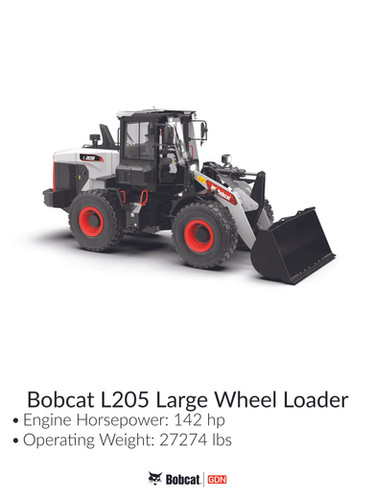 L205 Large Wheel Loader | Bobcat GDN