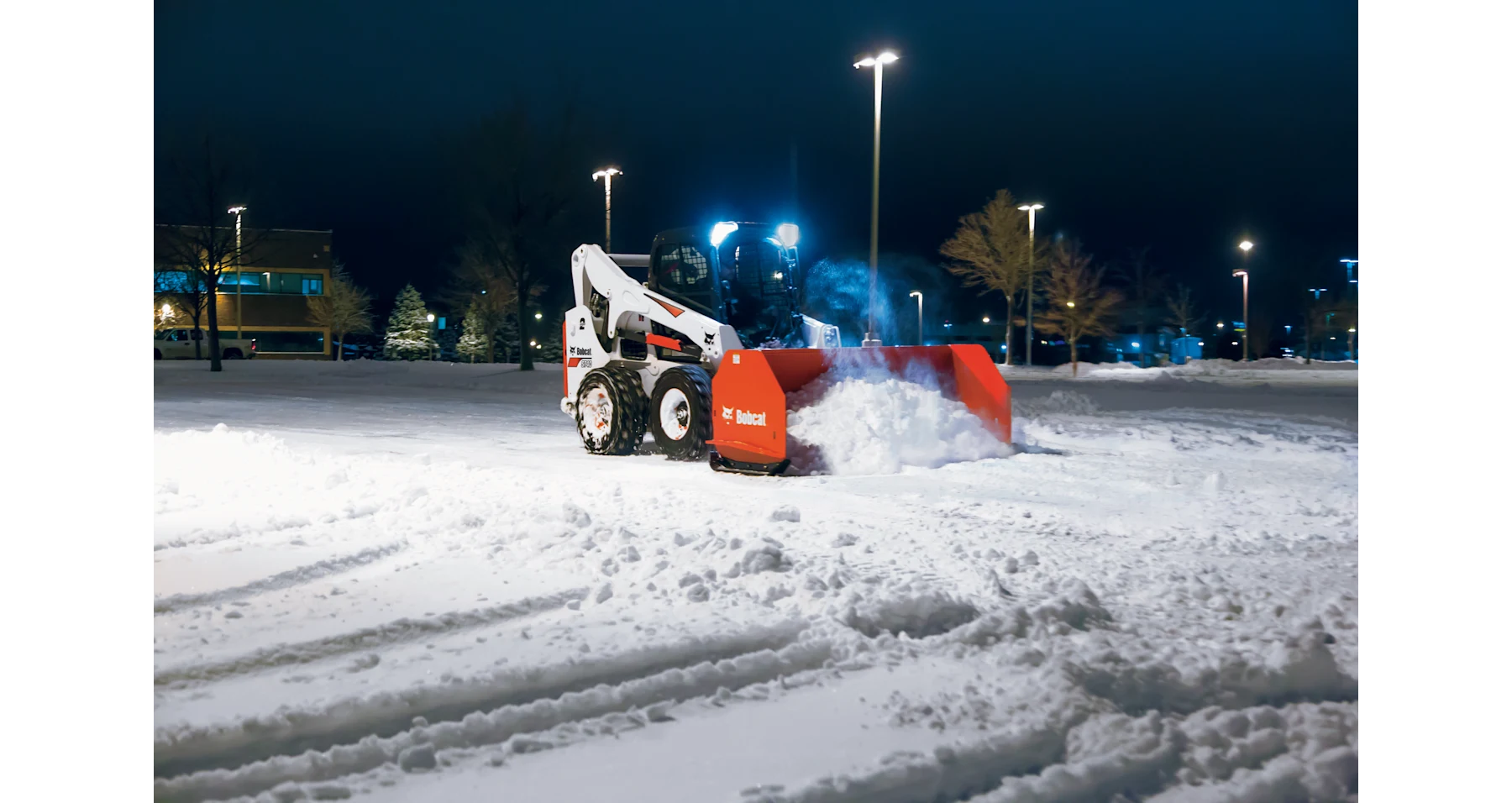 Bobcat Snow Pusher Attachment - Efficient Snow Clearing for Winter ...