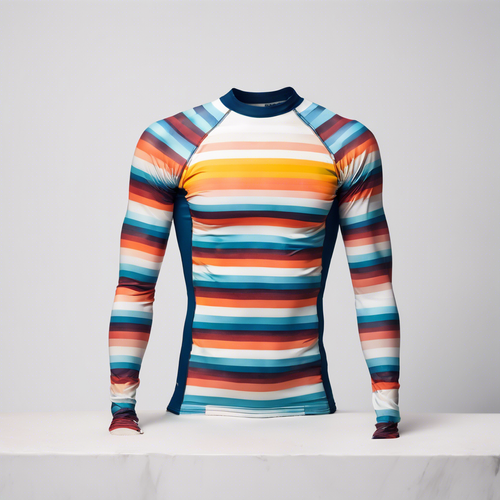 Sunset Stripes Rash Guard | Surfside Grappler Ge