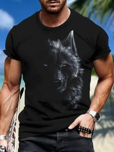 Black Wolf T Shirts | Enchanting Delights