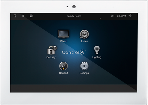 Control4 In-Wall Touch Screen | listen-hear-audio