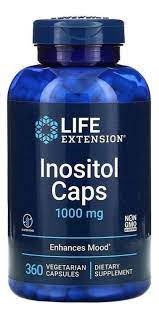 inositol 1000 mg -360 capsulas | Snackpack Store