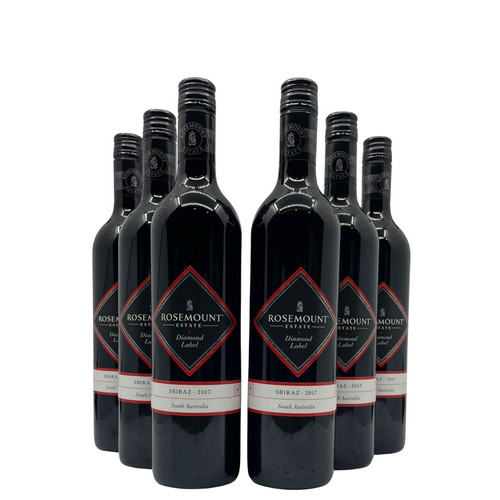 [Bundle of 6] Rosemount Estate Diamond Label Shiraz 2017 (13.5% Alc ...