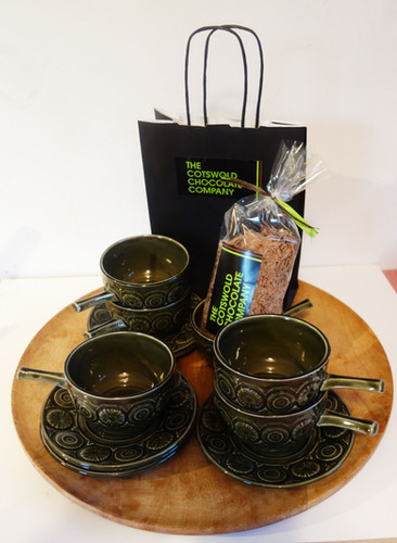 Tams pottery soup/hot chocolate bowls | JK Baynham Vintage