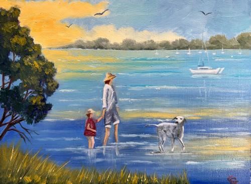Seaside Stroll | gARTner Fine Art