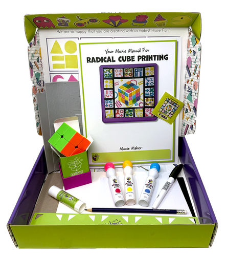 Radical Cube Printing Lesson | MoxieBoxArt