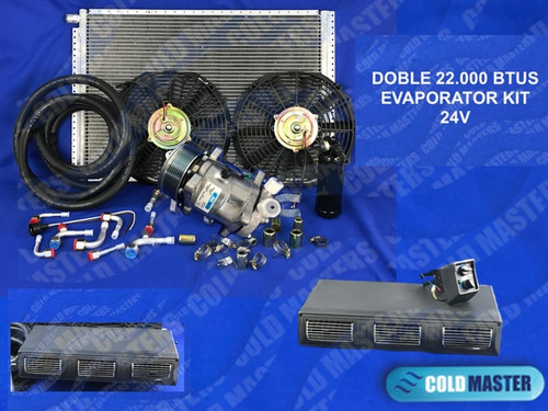 Universal Underdash Air Condition Kit 2 Evap 450 24V Front - Humvees ...
