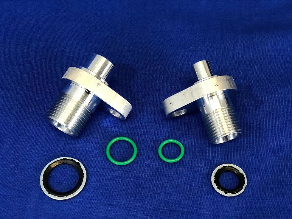 LS Swap A/C Compressor adapter fittings for Denso 10S17F & 10S20F ...