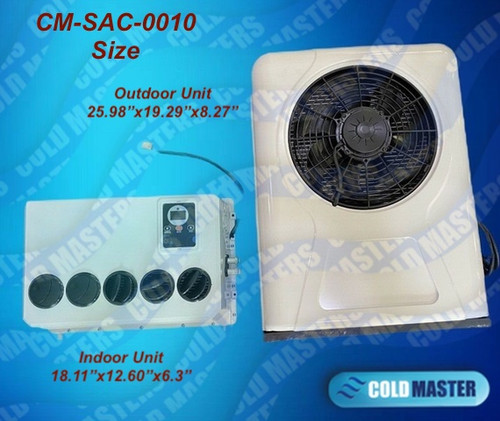 Universal Split Electric Air Conditioning CM White Rhino 12V Trucks ...