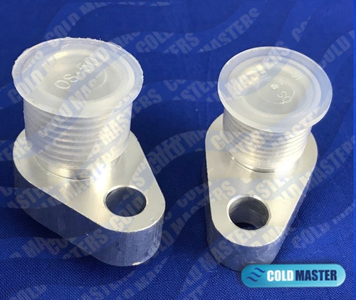 SD7B10 Straight AC Compressor Pad Mount Peanut Fitting Adapter #8/10 W ...