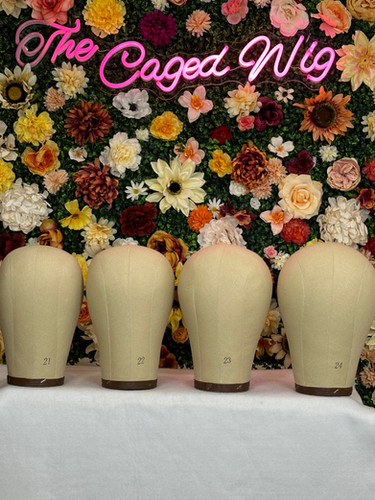 Canvas Wig Block | The Caged Wig