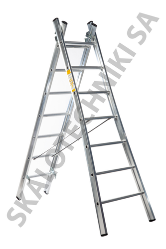 Professional Double Section Aluminium Ladder | Σκαλοτεχνική ΑΕ