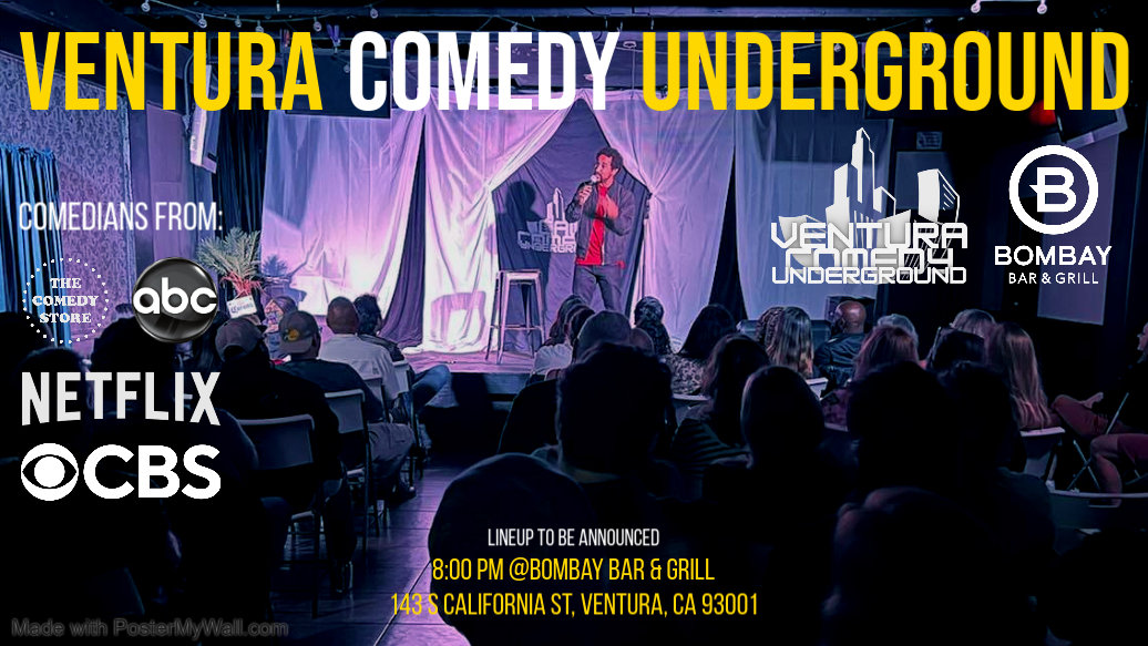 Ventura Comedy Underground | May 23rd | CalComedyUnderground