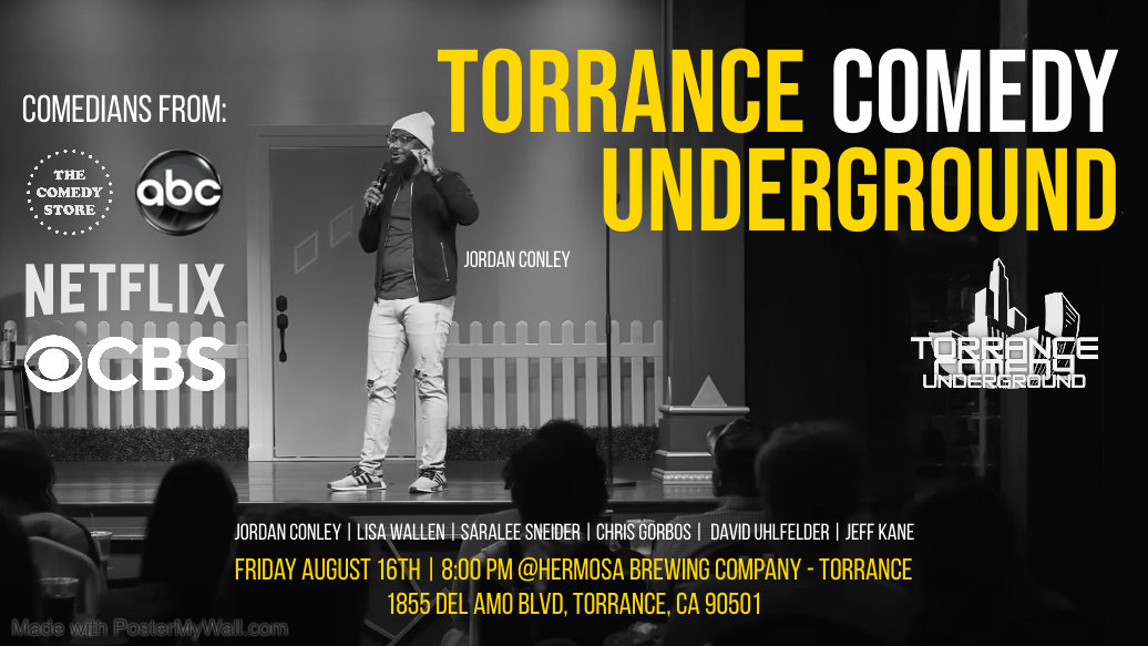 Torrance Comedy Underground August | CalComedyUnderground