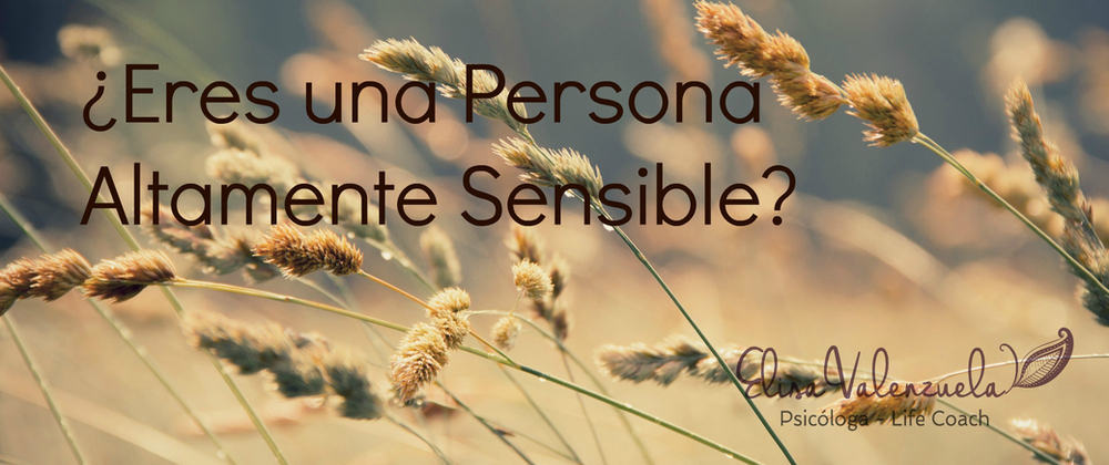 ¿Eres una Persona Altamente Sensible?
