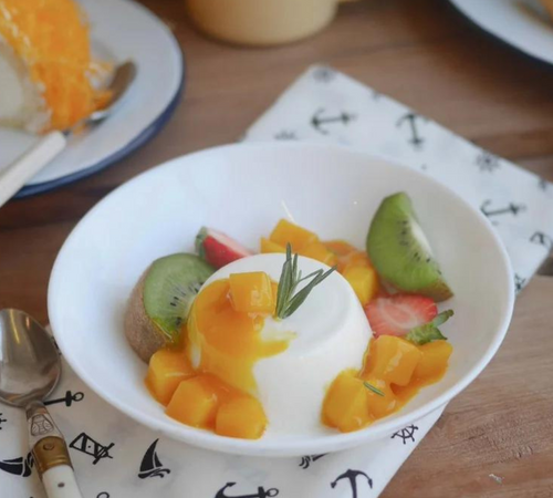 Dancing coconut pudding | sweetscottage