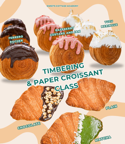 Timbering & Paper croissant class | sweetscottage