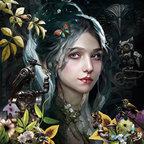 Freya (Ltd edition on canvas) | scott-bateman-art