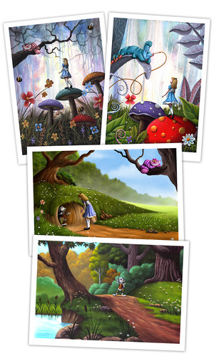 Print collection 3-Alice | scott-bateman-art