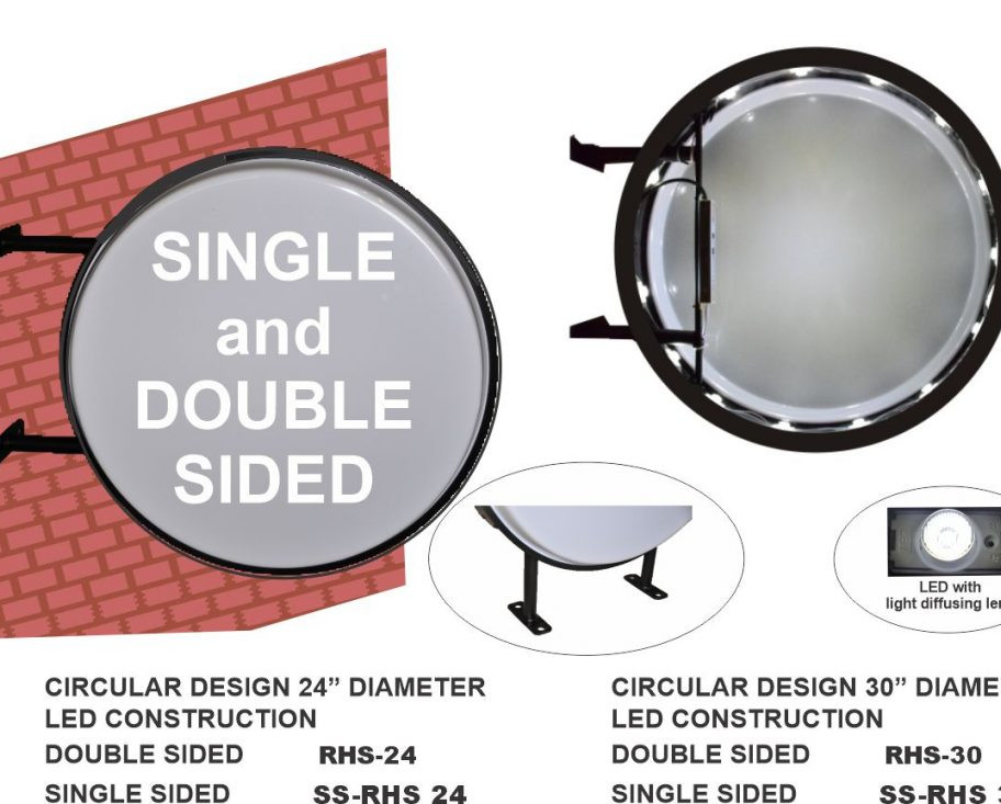 Circular Outdoor LED (Double Sided) | YMS Uniko Inc