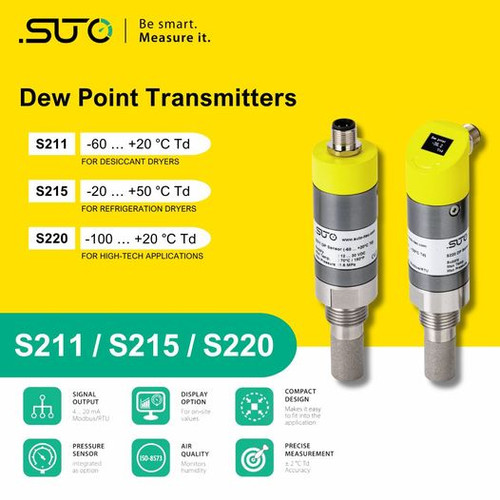 SUTO Dew Point Transmitters S211 / S215 / S220 | Powerairsystem