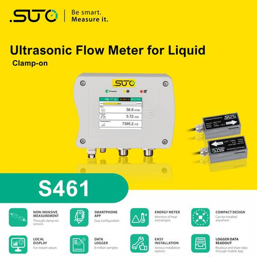 SUTO S461 Ultrasonic Flow Meter ประสิทธิภาพสูง | Powerairengineering