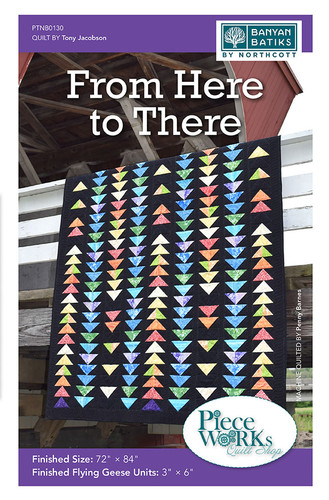 "From Here to There" Quilt Pattern pdf | PieceWorksQuiltShop