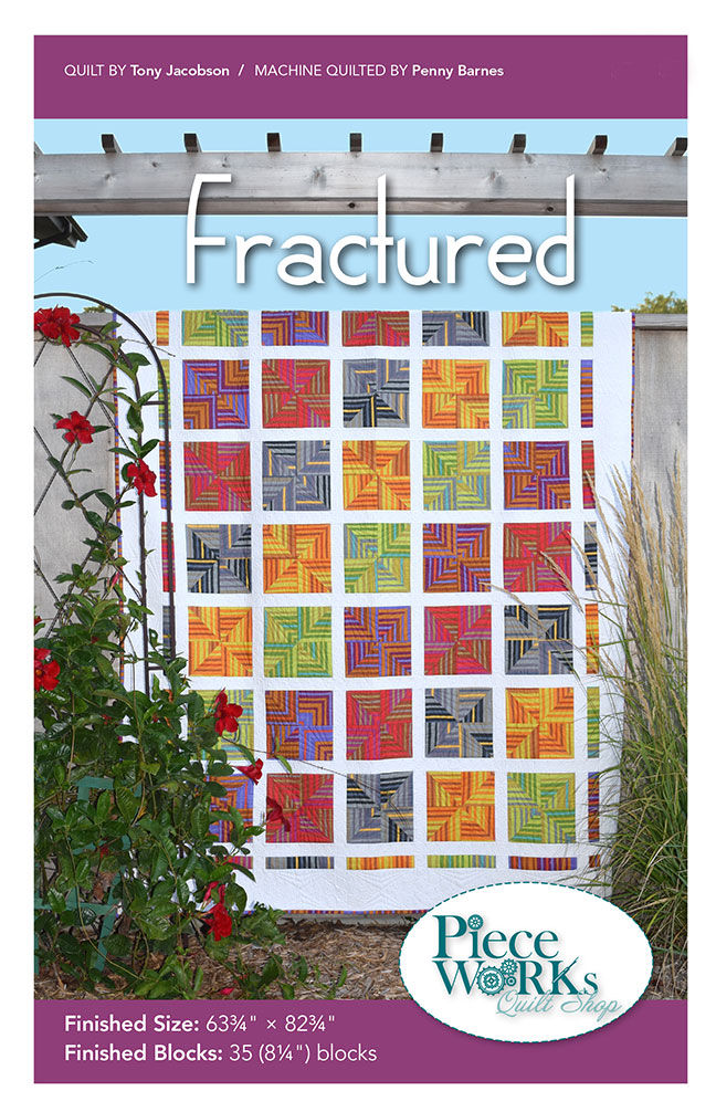 "Fractured" Pattern pdf | PieceWorksQuiltShop