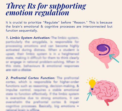 Supporting Emotion Regulation - Quick Guide for Teachers | Marie Camin