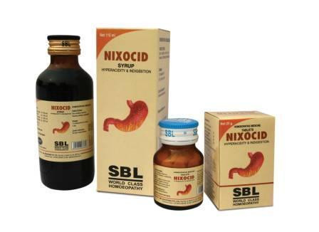 SBL Nixocid Kit tablet(25 Gram) Syrup(115 Ml) Pack of 2 | HomeoHerb ...