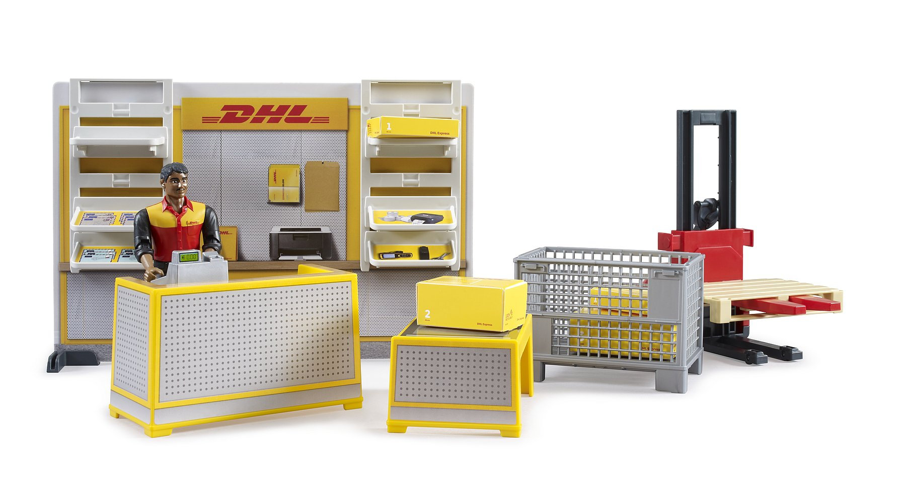 Bruder Bworld Dhl Shop W/Hand Pallet Truckhttps://static.wixstatic.com ...