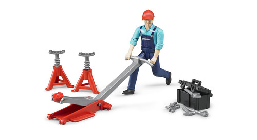 Bruder Figure Set - Garage Equipment | Duffys Toyworld