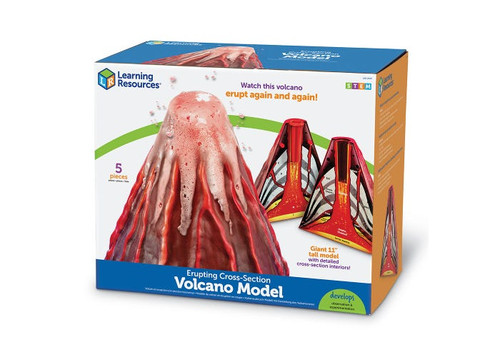 Learning Resources Erupting Cross-Section Volcano Model | Duffys Toyworld