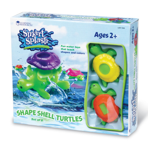 Learning Resources Smart Splash® Shape Shell Turtles, Set of 16 ...