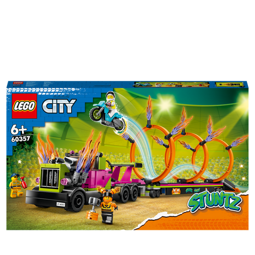 Lego City Stuntz 60357 Stunt Truck & Ring of Fire Challenge (C ...