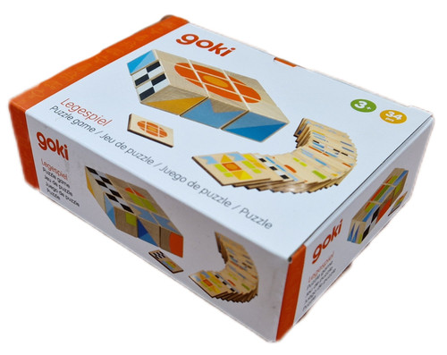 Goki Puzzle Game II - 9 cubes/25 Patterns | Duffys Toyworld