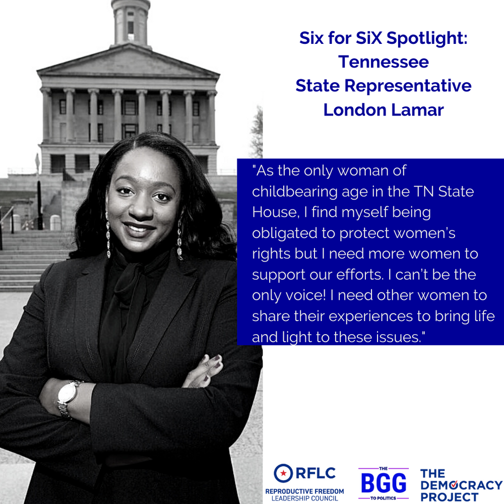 Six for SiX Spotlight: State Representative London Lamar (TN)