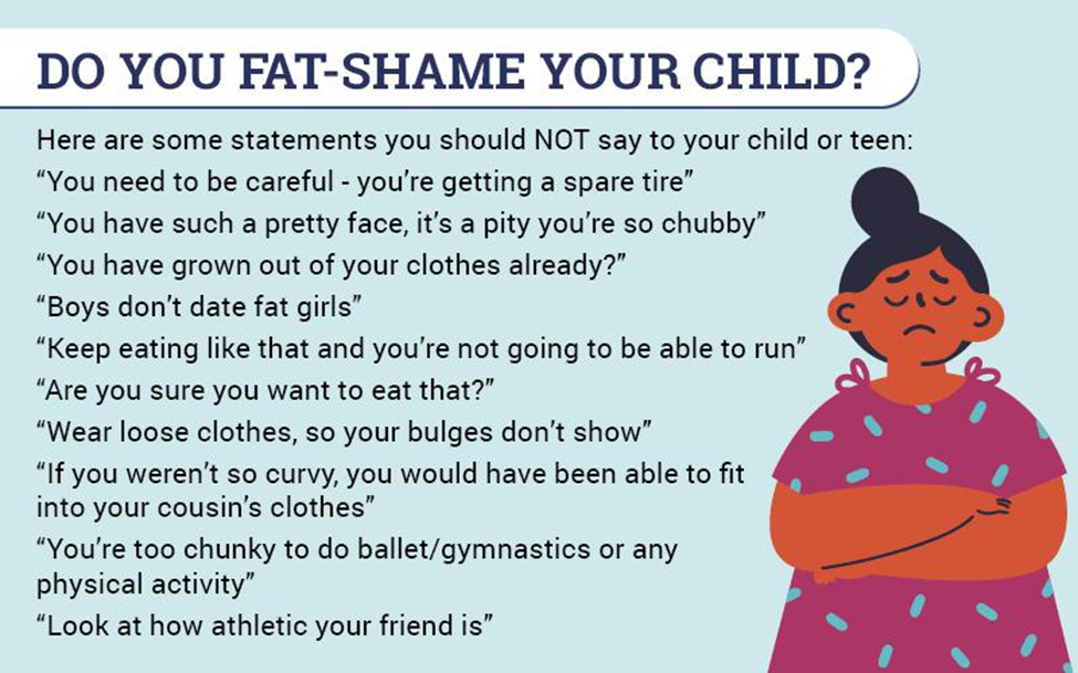 fat shaming examples